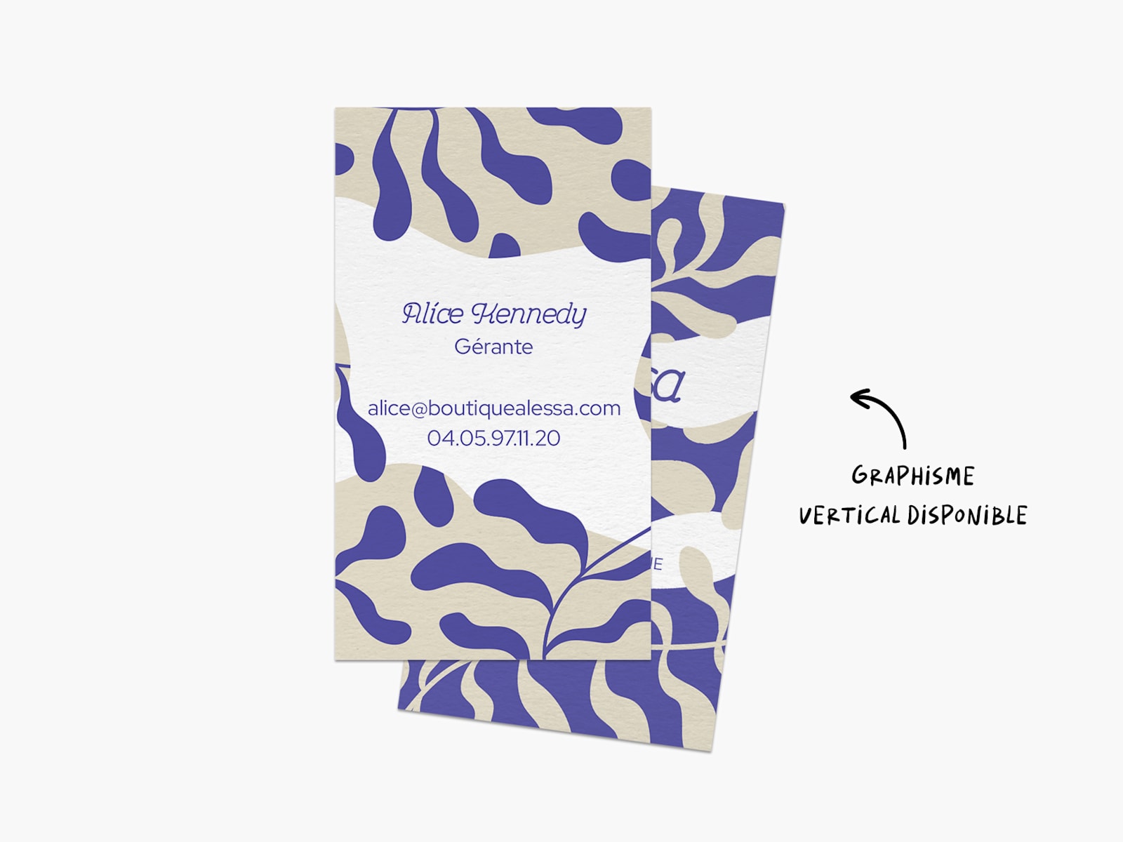 Cartes de visite standards personnalisées, impression de cartes de ...