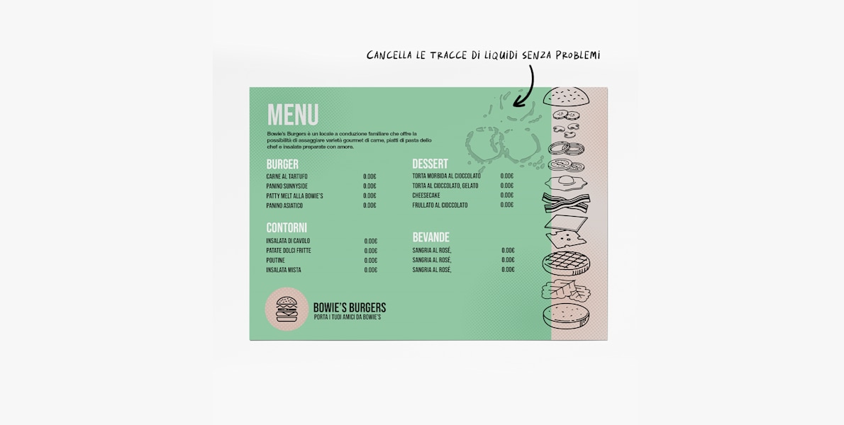Stampa menu ristoranti e progettazione menu | Vistaprint