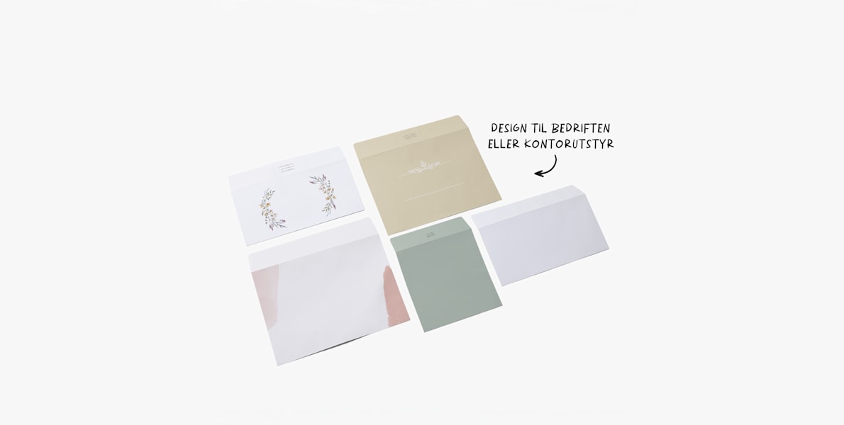Konvolutter med standard størrelse, konvolutter med logo | VistaPrint