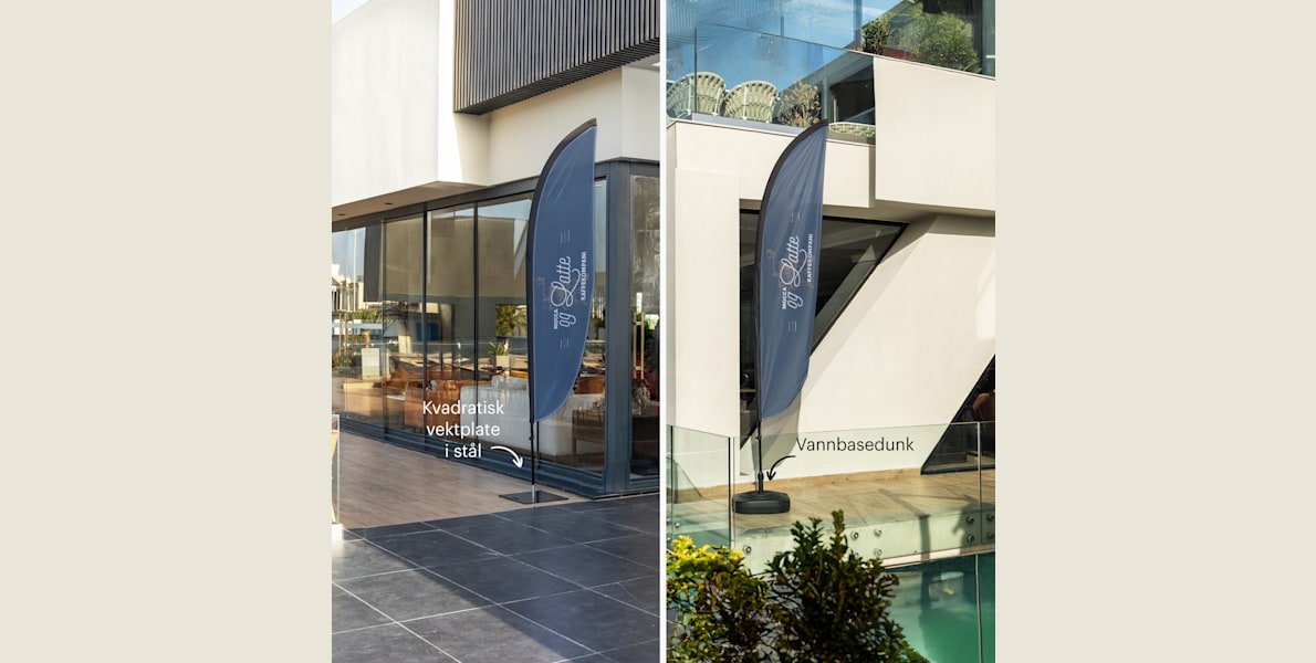 Trykking av tilpassede fjærflagg | VistaPrint