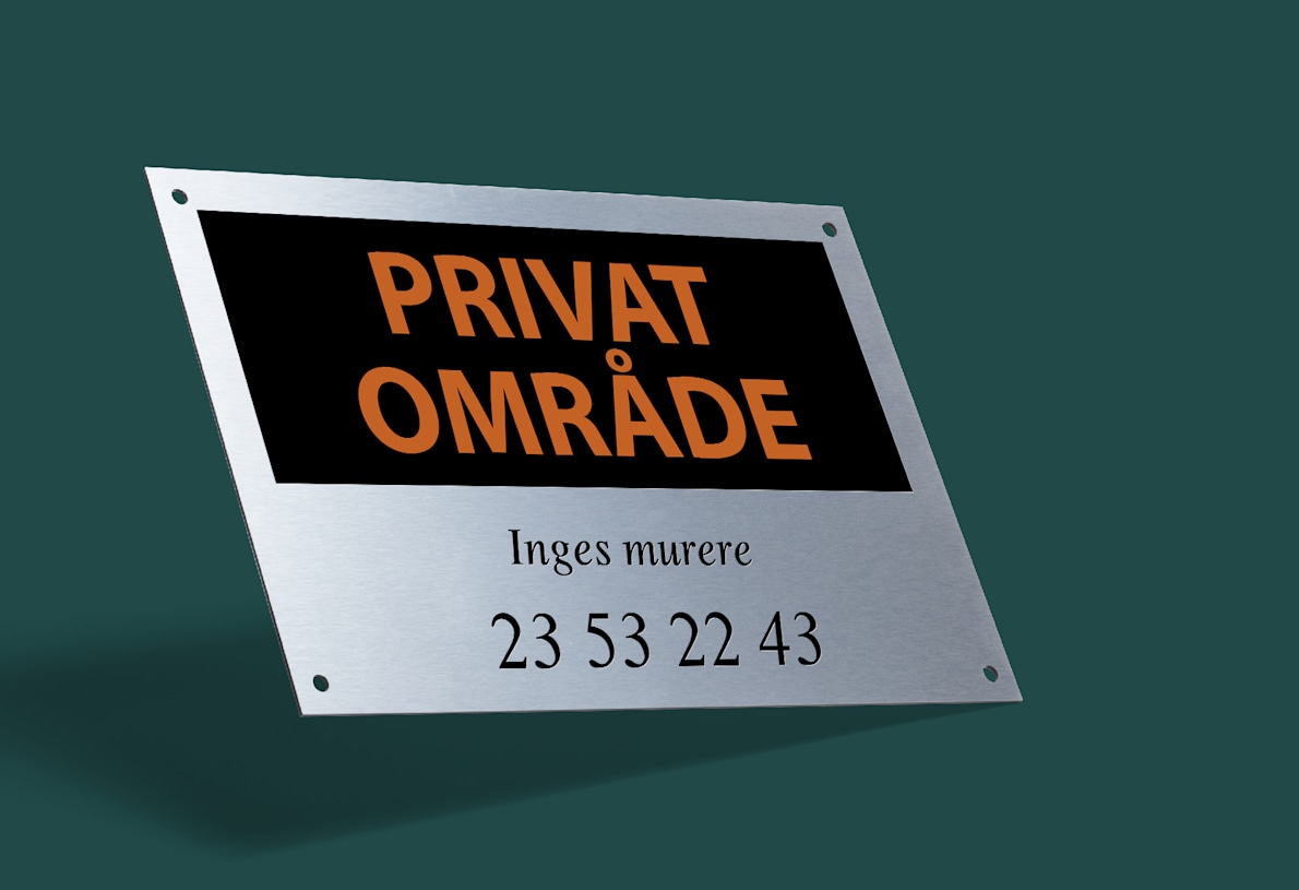 Tilpassede aluminiumsskilt, tilpassede metallskilt | VistaPrint