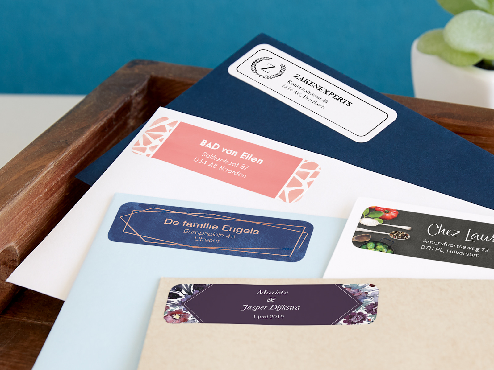 Adresstickers maken, adresetiketten personaliseren | VistaPrint