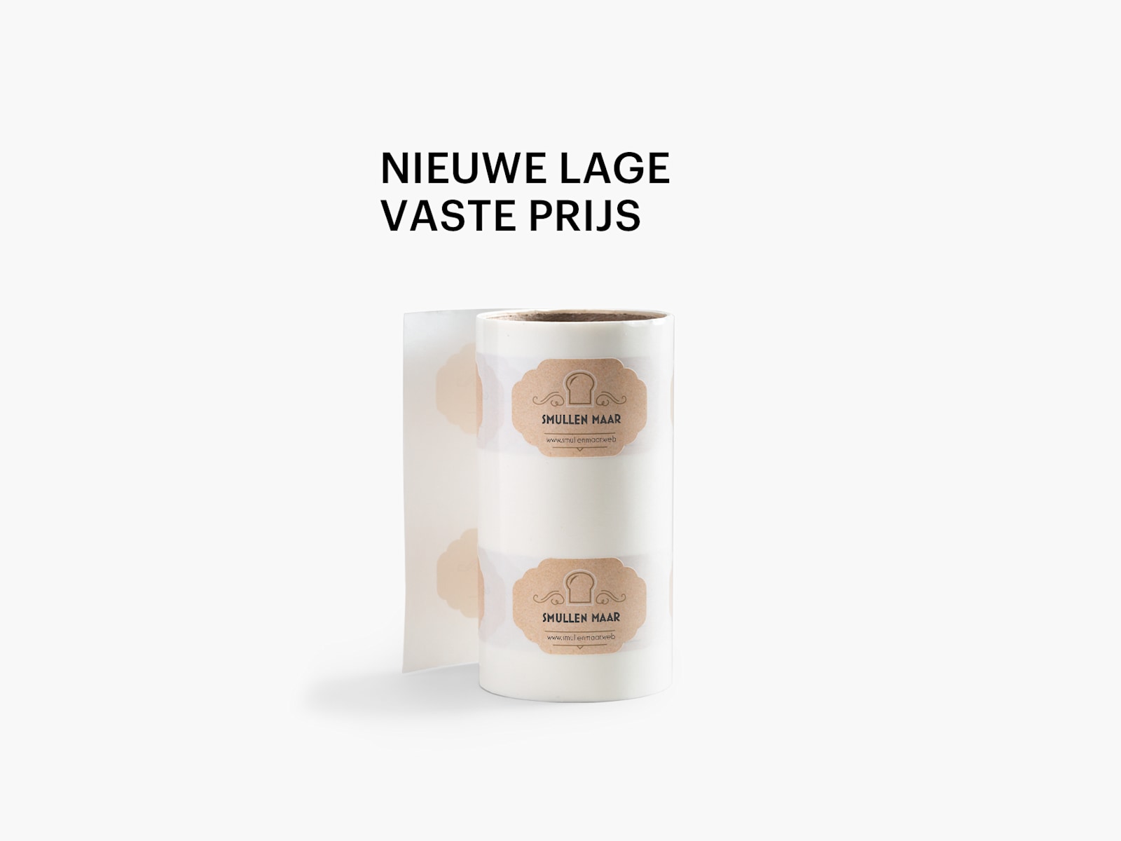 Bedrukte stickers op rol | Vistaprint