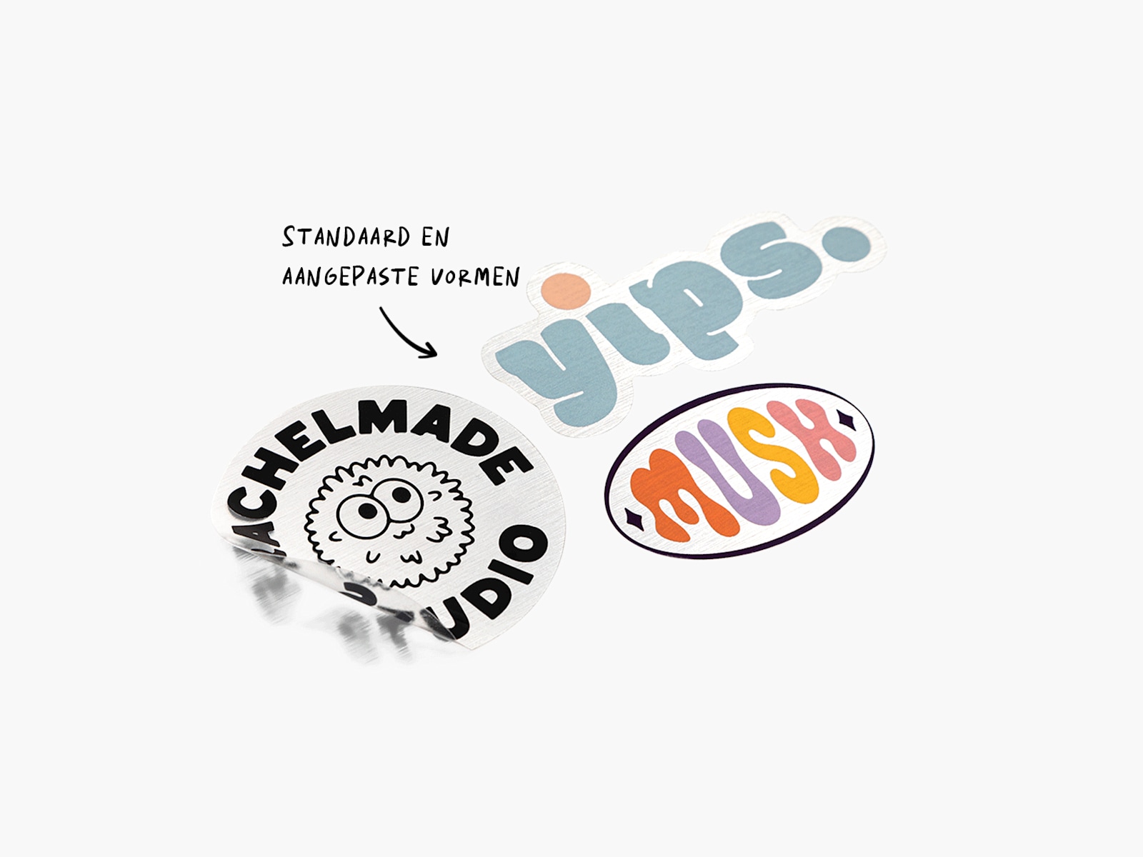 Transparante stickers, bedrukte doorzichtige stickers | Vistaprint