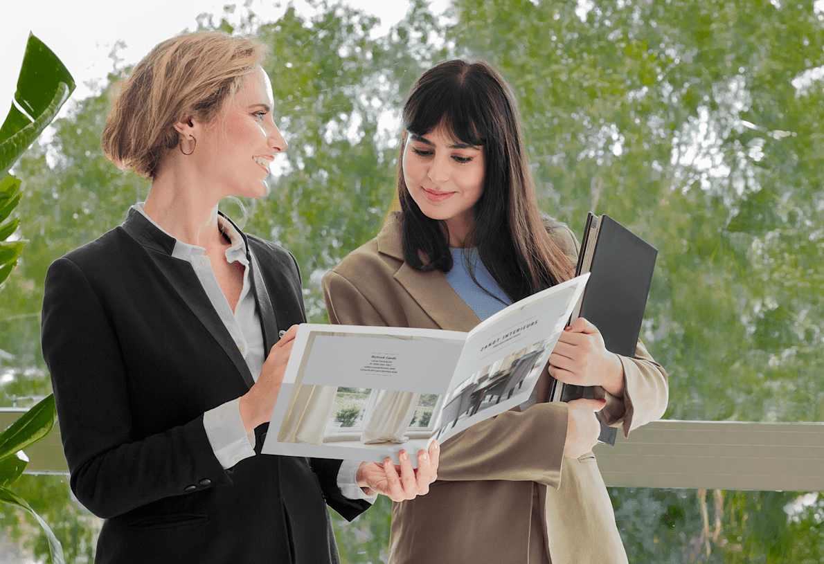 Presentatiemappen met enkel insteekvak | VistaPrint