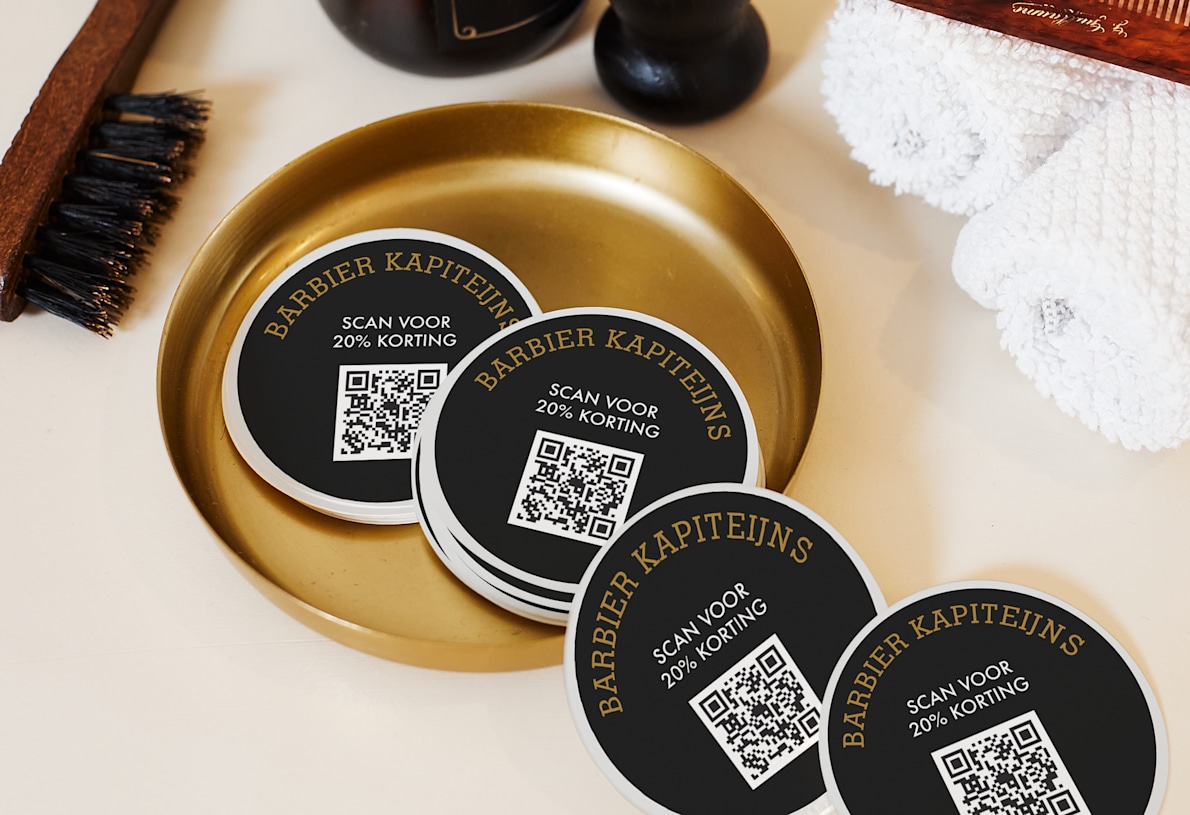 QR code stickers, QR-codes op stickers gedrukt | VistaPrint