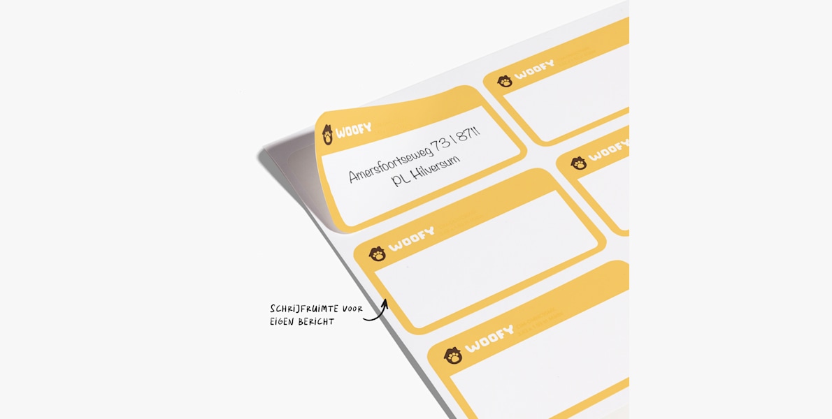 Adresstickers, postetiketten, poststickers van Vistaprint