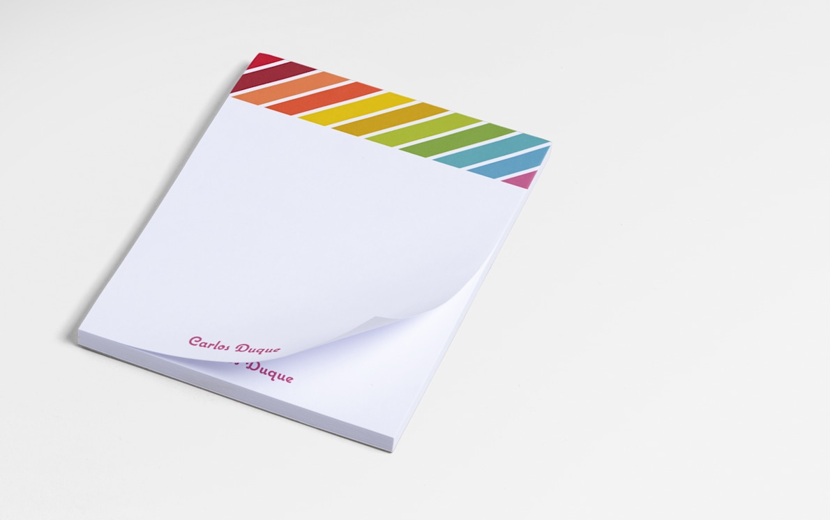 Blocos de notas personalizados e de memorandos |Vistaprint