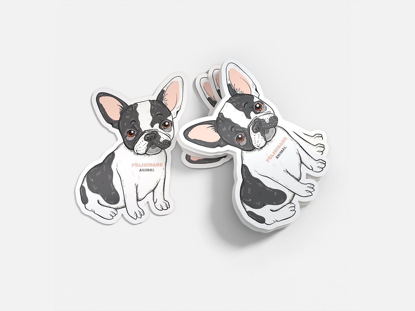 Autocolantes recortados personalizados, Impressão de etiquetas ...