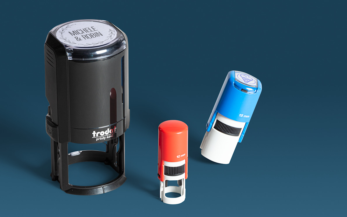 Runda stämplar, stämplar till bonuskort | VistaPrint