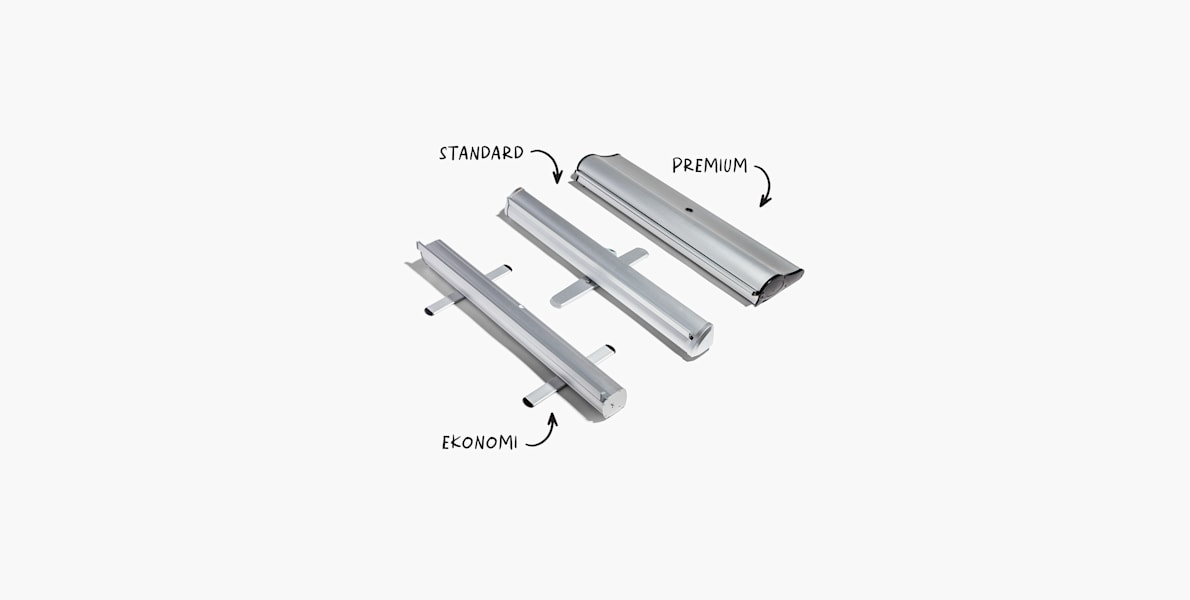 PVC-fri roll-up, roll-up med tryck | Vistaprint