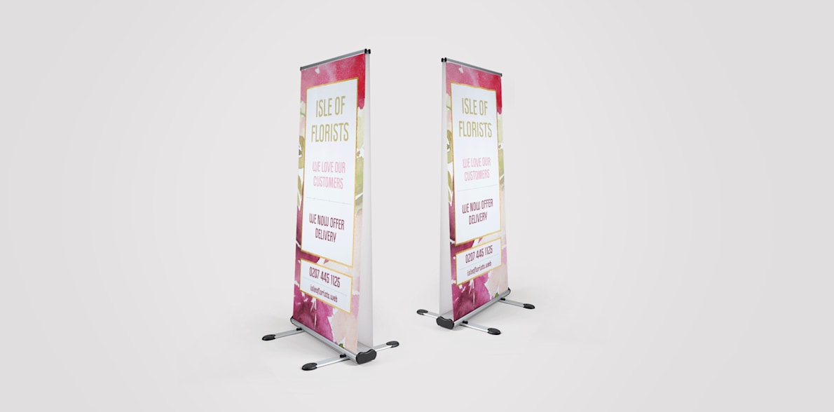 Outdoor Roller Banner, Outdoor Pull Up Banner | Vistaprint UK