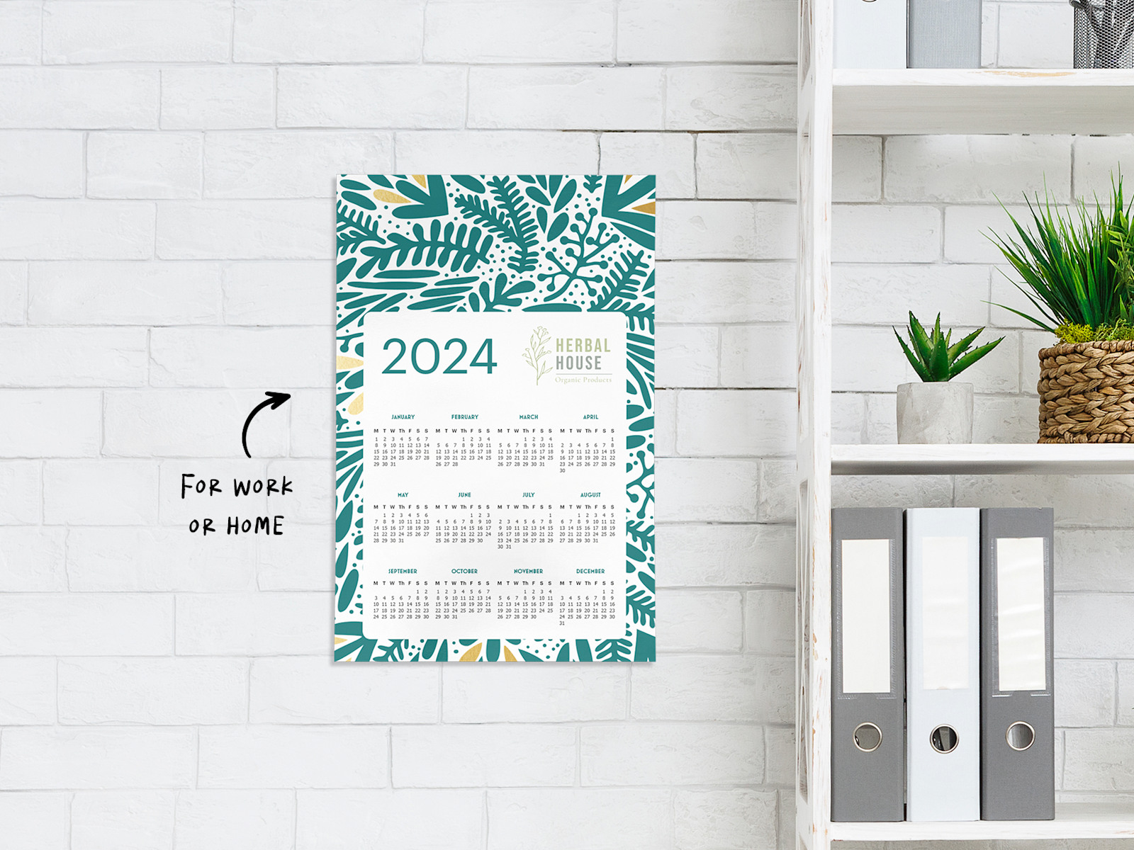 Personalised Poster Calendars 2024 with photos | VistaPrint AU