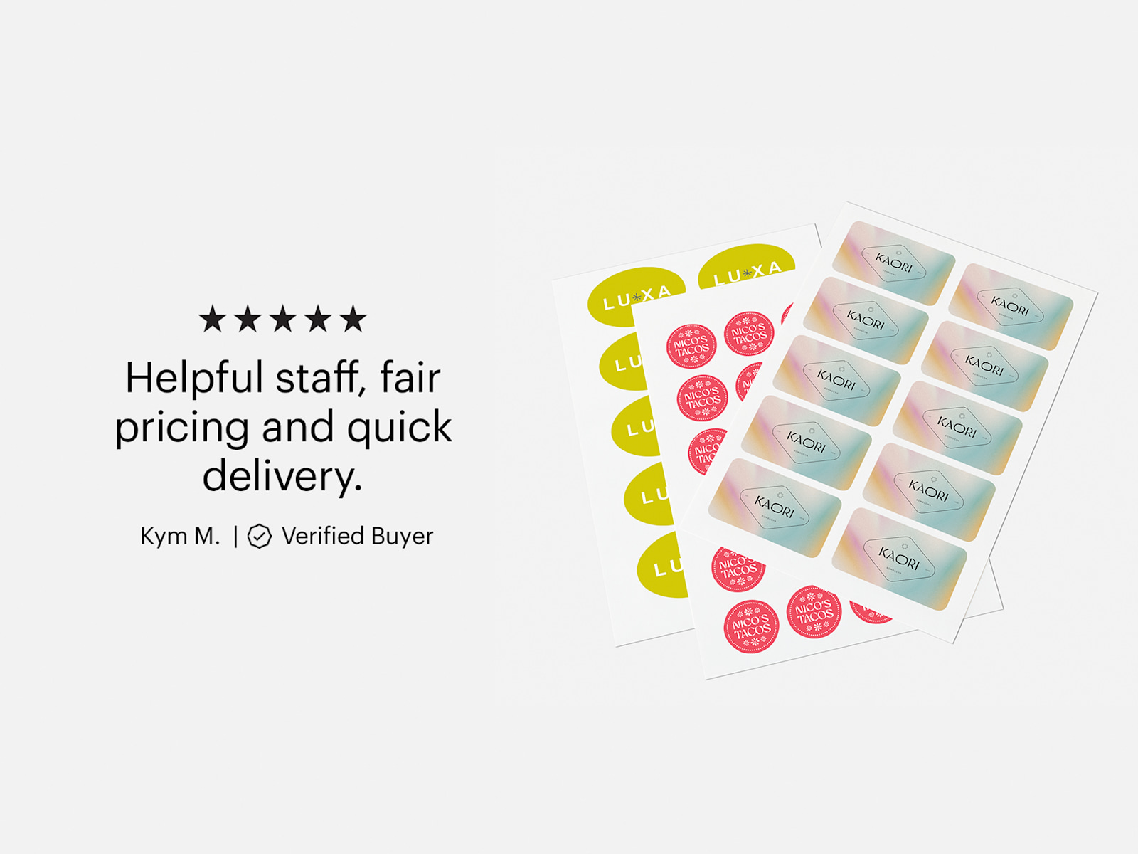 Personalised Sheet Stickers | Vistaprint NZ