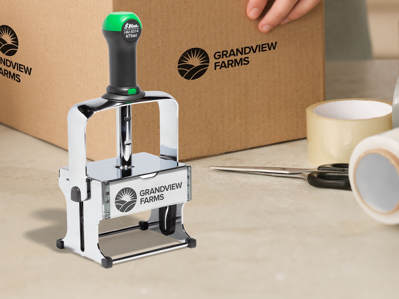 Custom Packaging Stamps, Large Custom Stamps | VistaPrint NZ