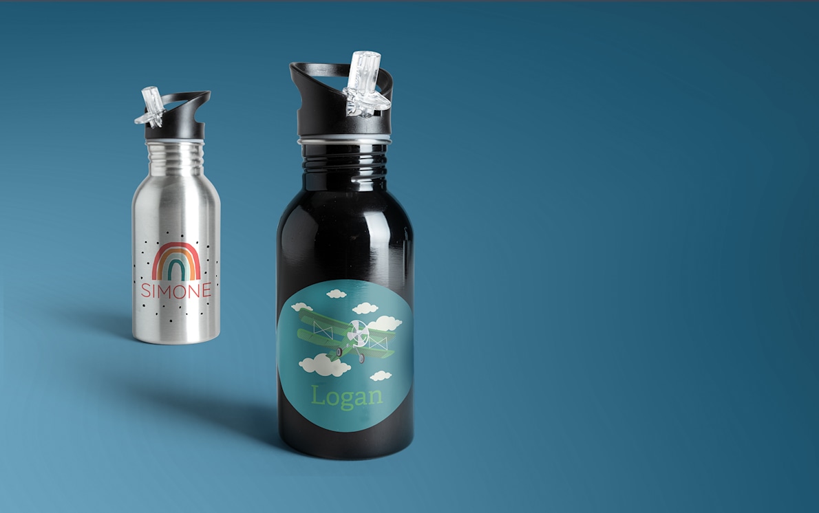 Kids Drink Bottles | Personalised Kids Water Bottles