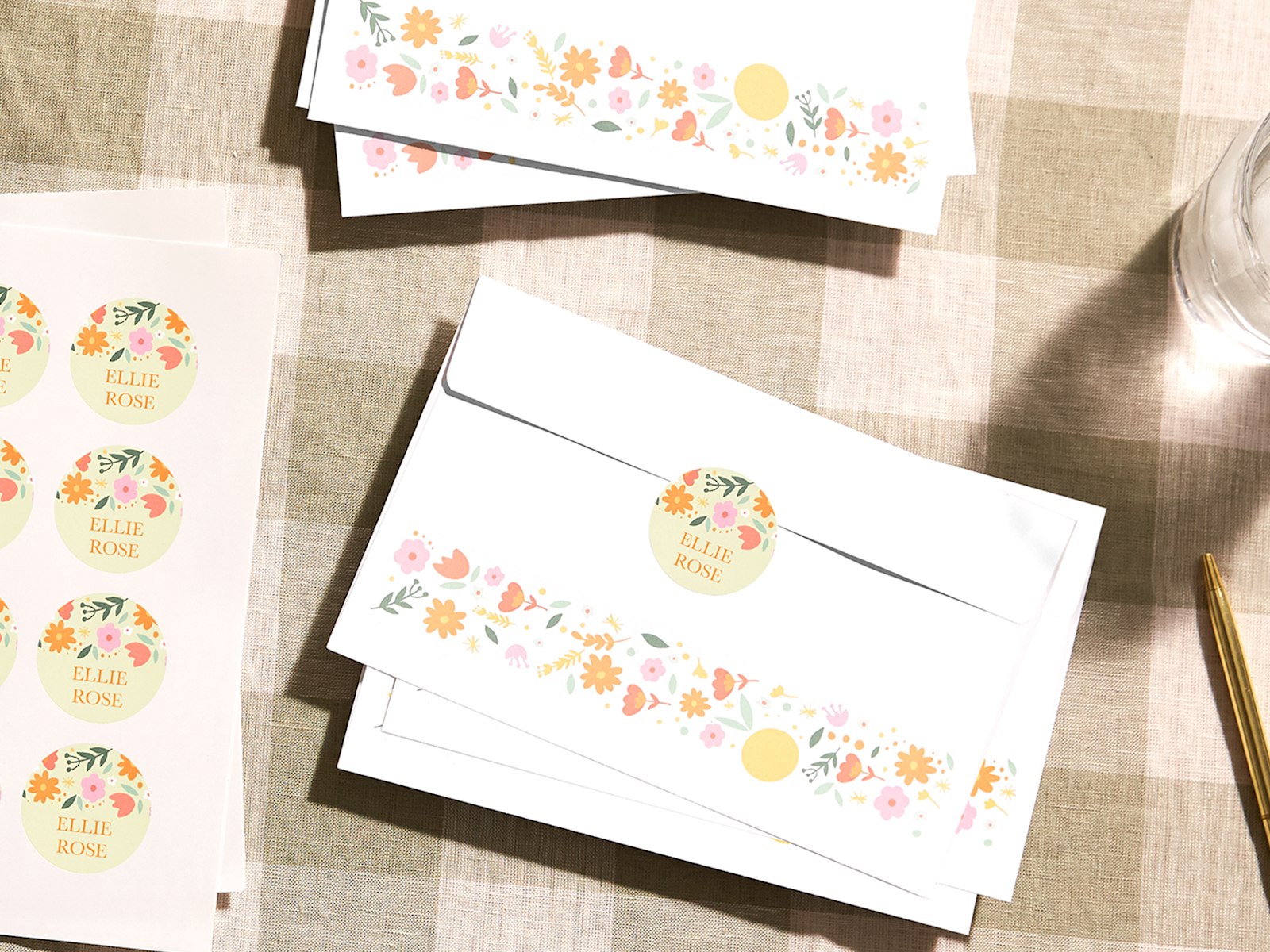 Personalised envelope seals & stickers | Vistaprint
