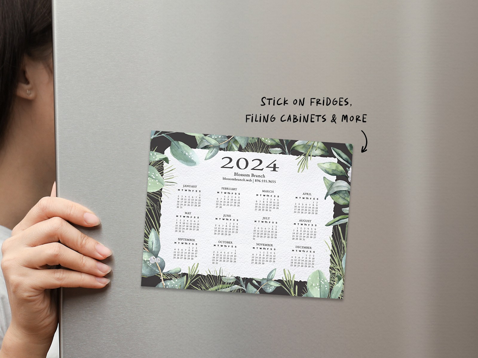 Magnetic Calendar Fridge Mini Magnetic Calendar - Printable Calendars ...