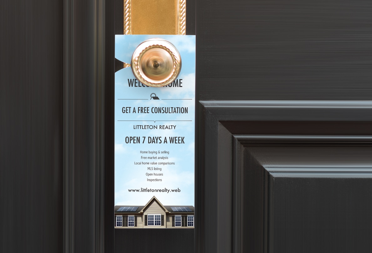 Custom Door Hanger Printing | VistaPrint SG