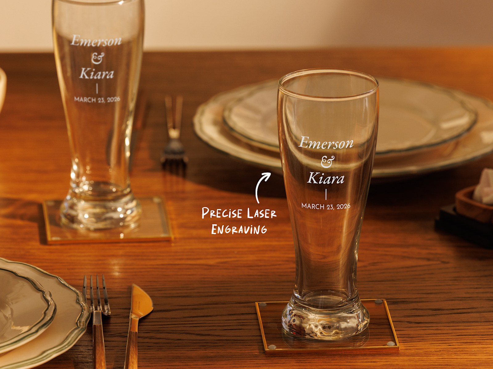Premium engraved Beer Glass | Vistaprint AU