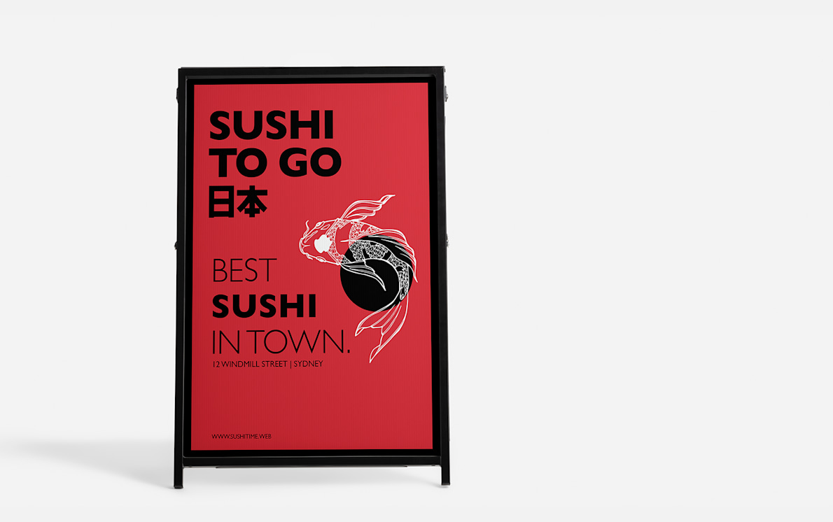 Outdoor A Frames, Custom Sandwich Board Signs | VistaPrint AU