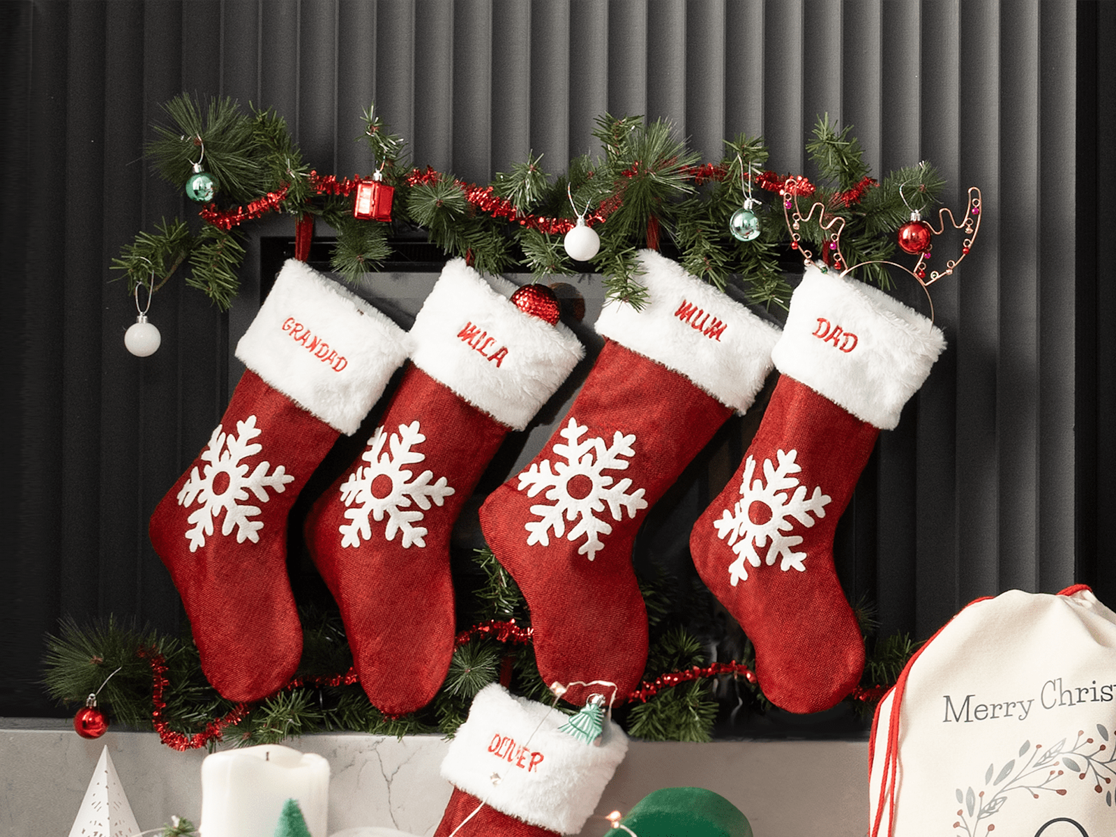 Custom christmas stockings store