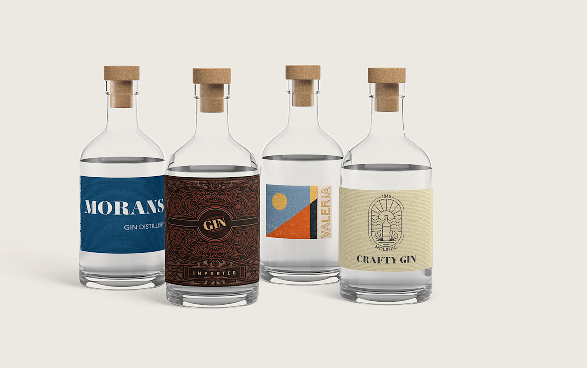Custom Gin Bottle Labels | VistaPrint New Zealand