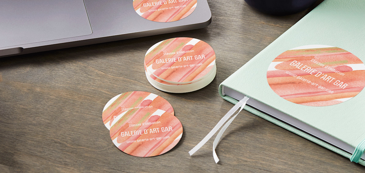 Stickers ronds personnalisés, étiquettes circulaires | Vistaprint