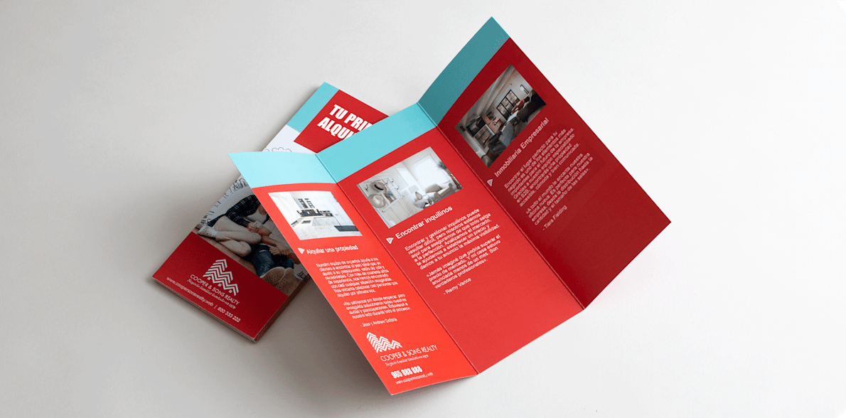 Imprimir folletos online: trípticos y dípticos | Vistaprint