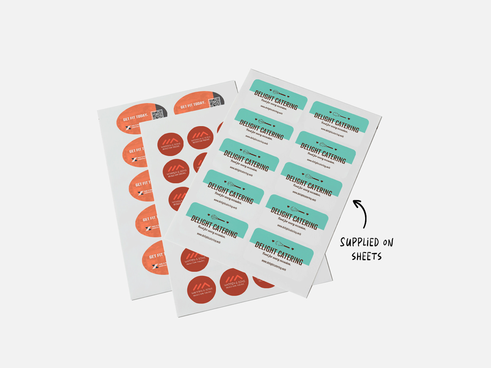 Product Labels, Product Sheet Labels Printing| Vistaprint AU