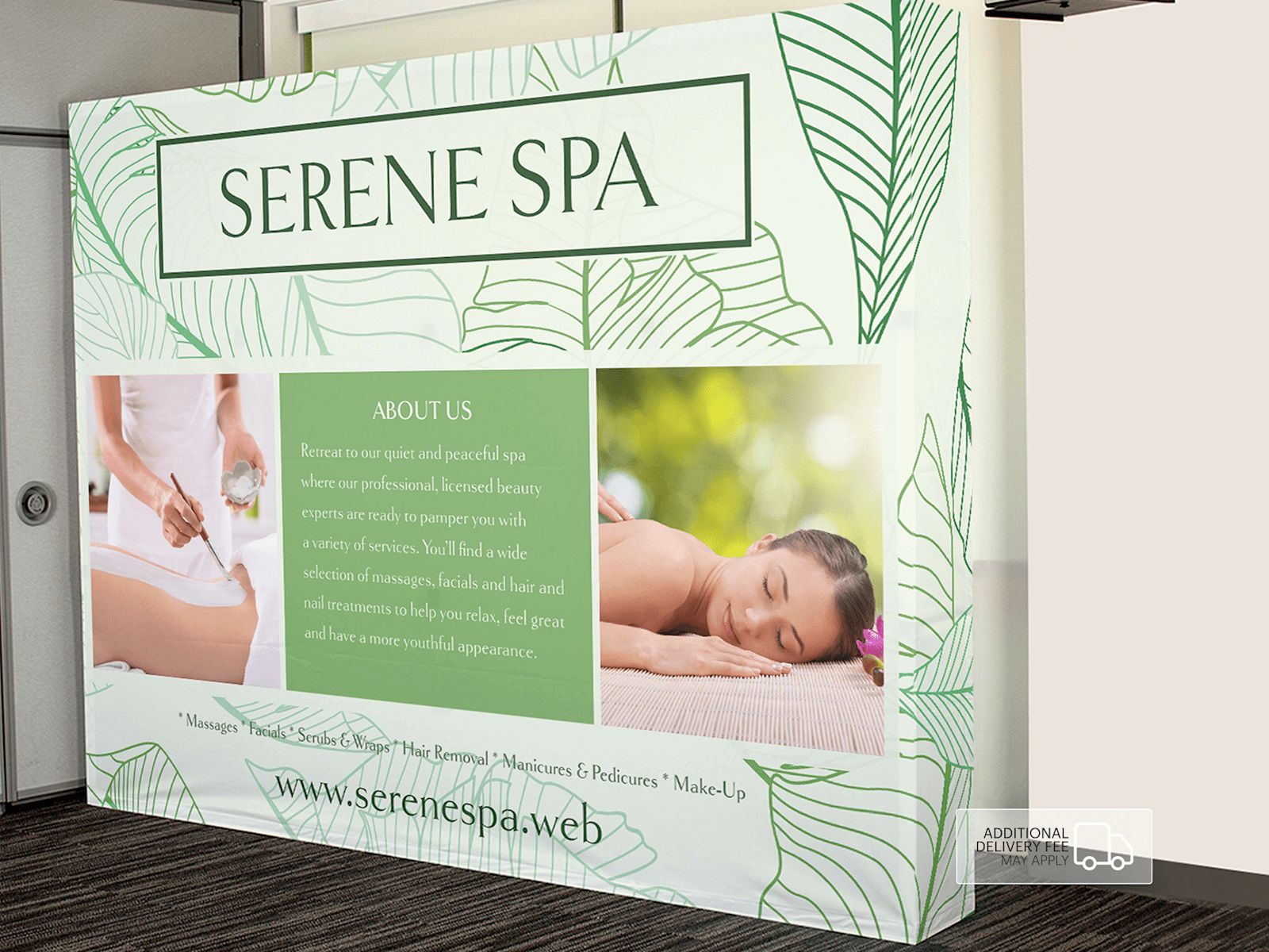 Exhibition Display: pop-up backdrop, portable pop-up display | VistaPrint