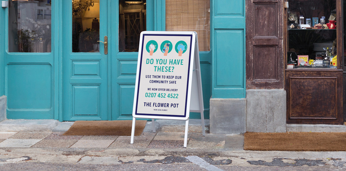 Custom A-frame Signs | VistaPrint