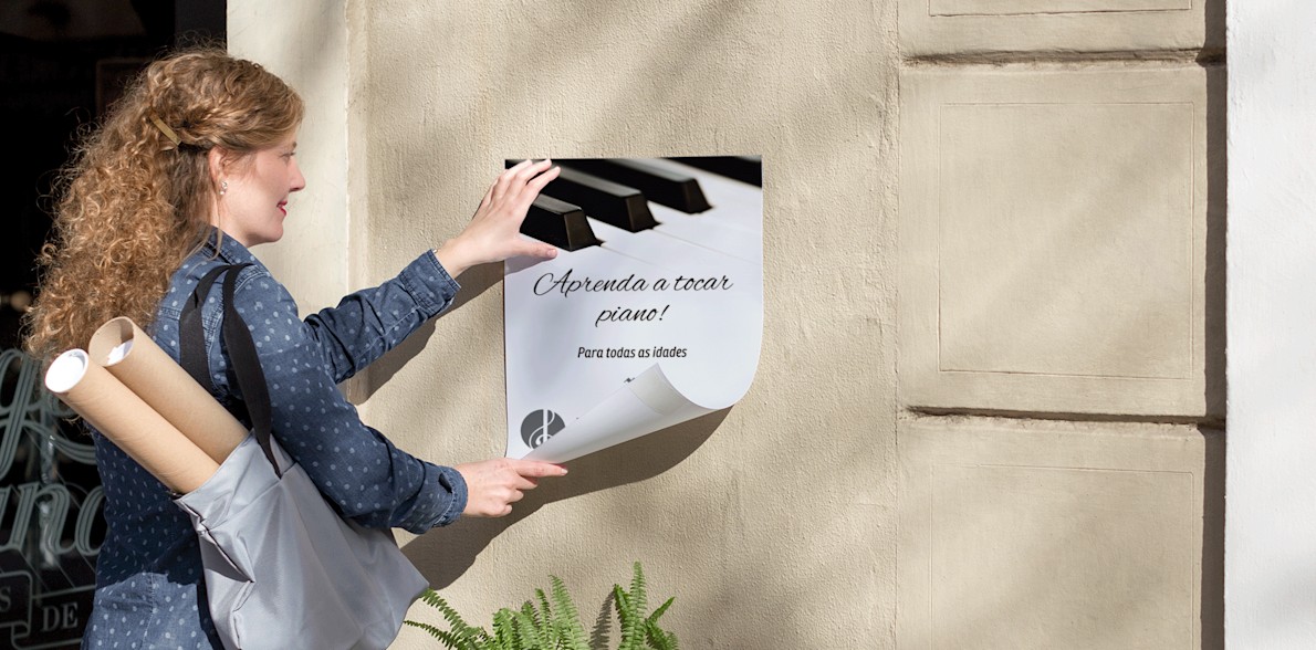 Cartazes para exterior, Cartazes plásticos resistentes à água ...