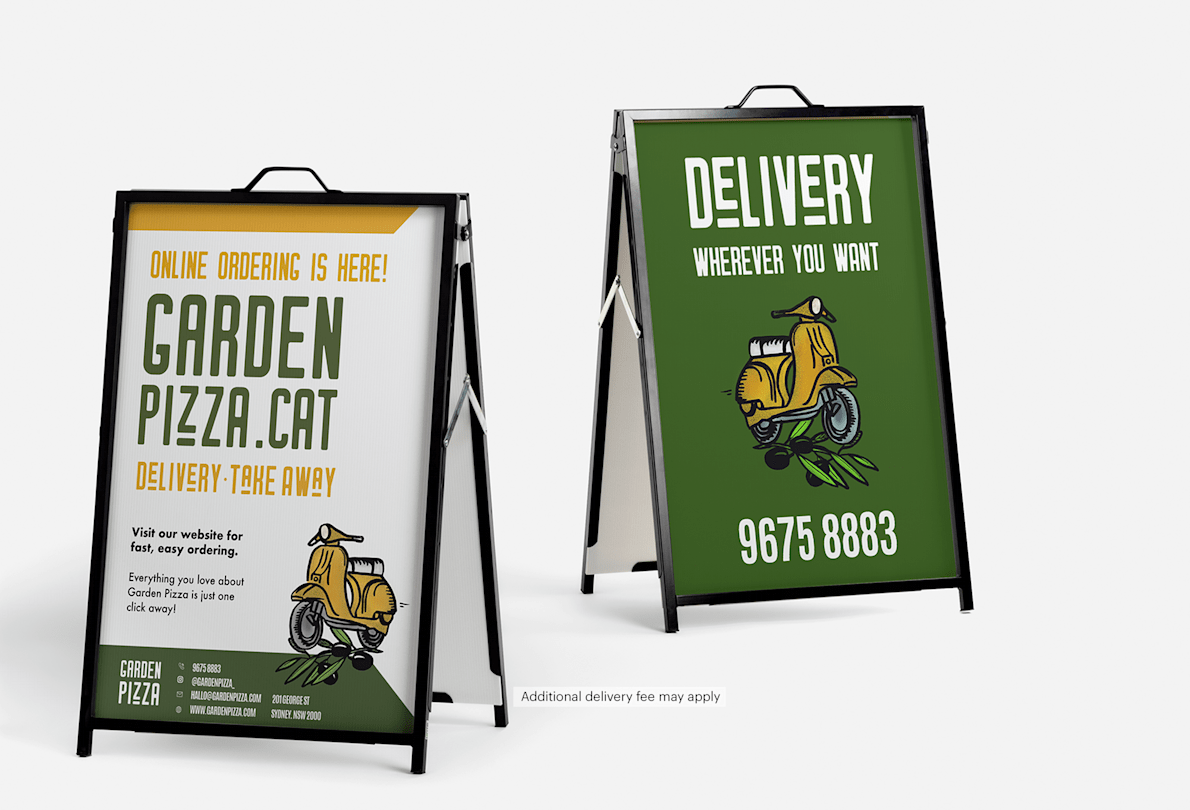 Outdoor A Frames, Custom Sandwich Board Signs | VistaPrint AU