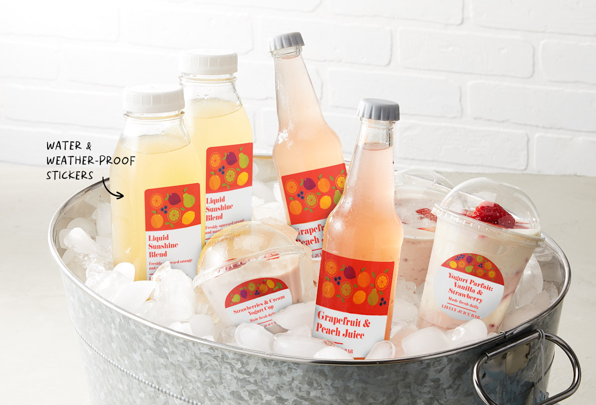 Waterproof Stickers: Custom Dishwasher Safe Stickers | VistaPrint Australia