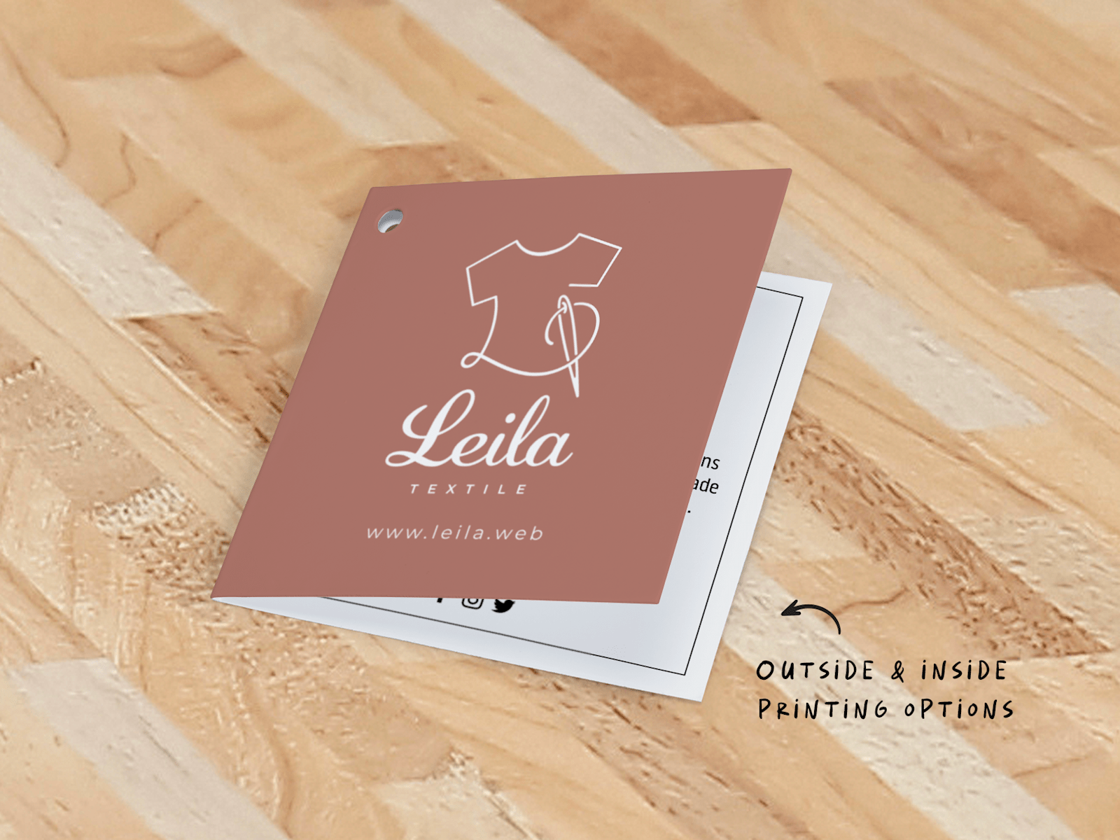 Custom Folded Hang Tags | VistaPrint AU