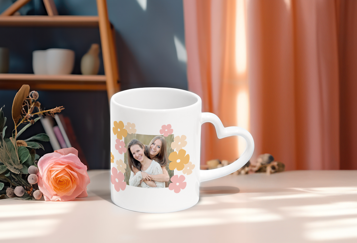Heart Handle Mugs : Design Custom Heart Mugs| VistaPrint AU