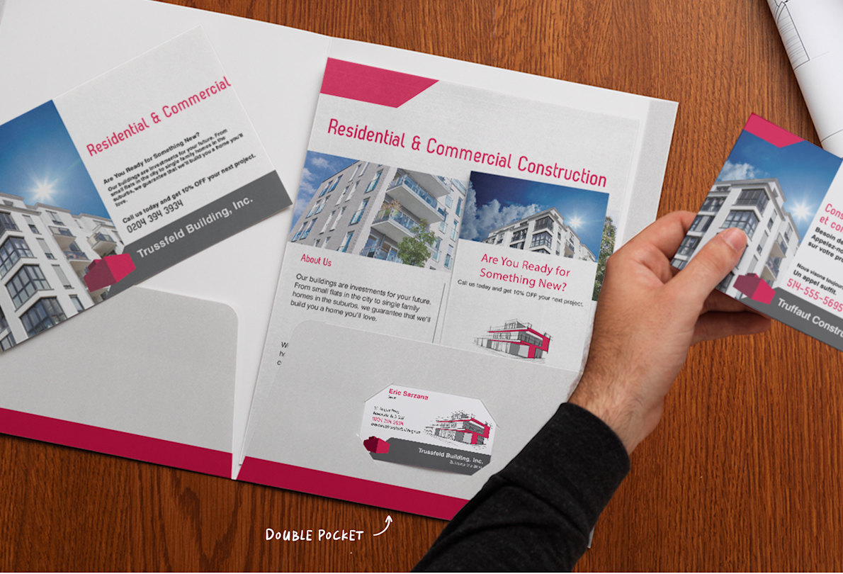 Custom Presentation Folders, Business Folders | Vistaprint SG