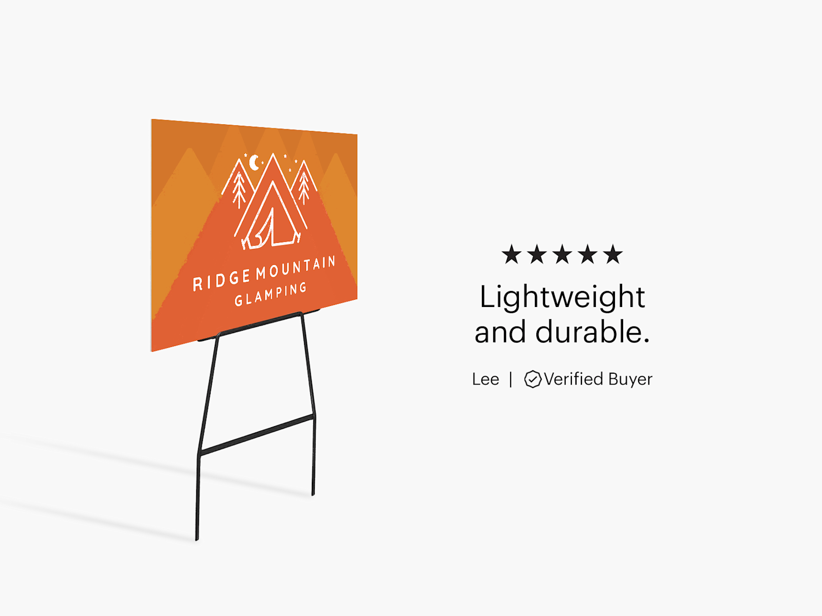 Corflute Sign Stands | Lawn Sign Stands