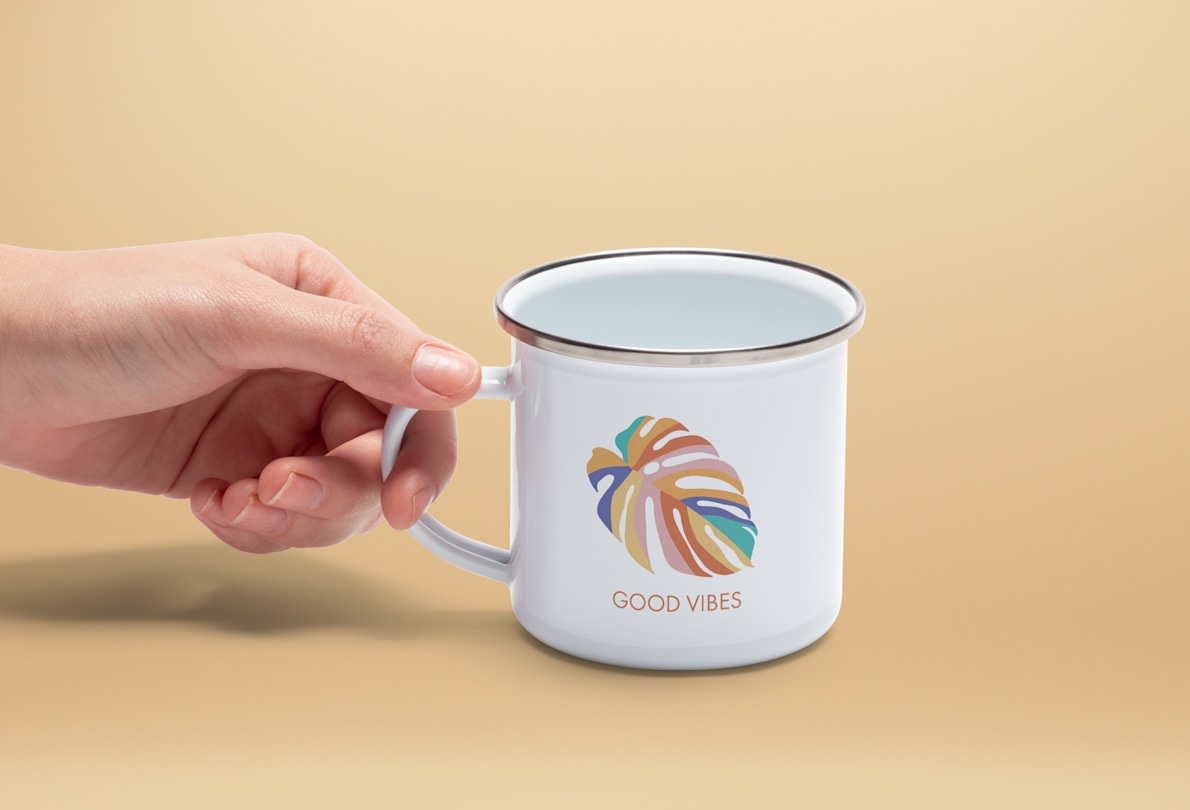 Custom Enamel Mugs: Design & Print | VistaPrint SG
