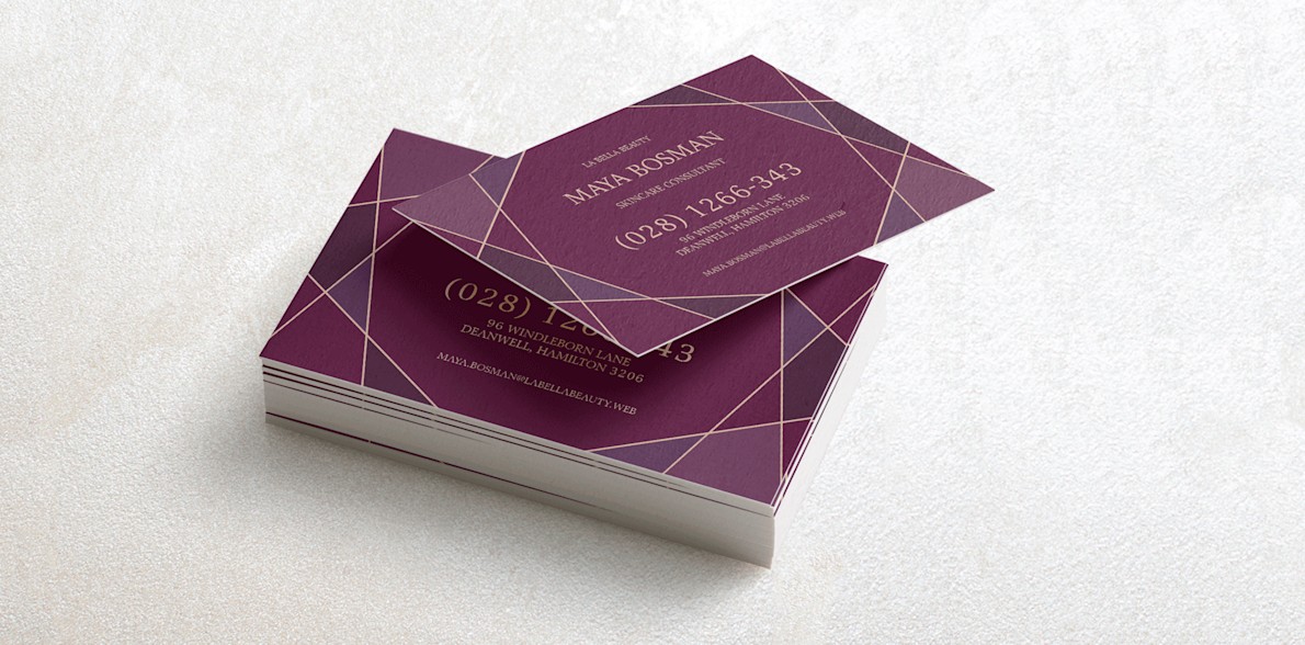 Soft Touch Business Cards, Velvet Business Cards | Vistaprint NZ