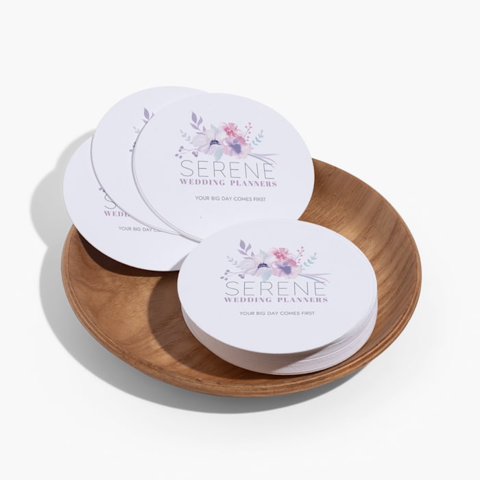 circular card printing