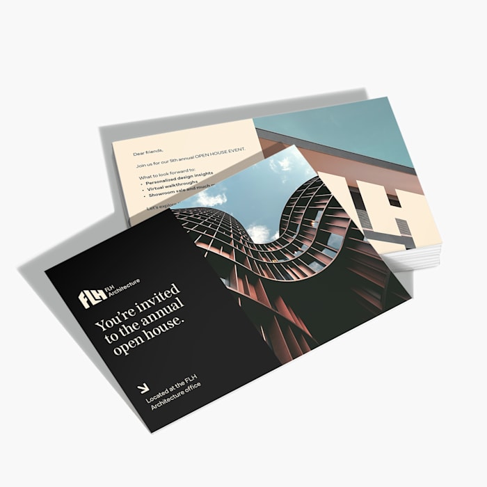 business postcard examples