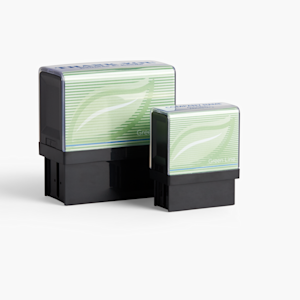 Green Line Stamps, Eco Self-Inking Stamps | Vistaprint