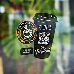 Custom Window Stickers & Decals for Business | VistaPrint
