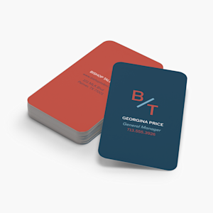 Rounded Corner Business Cards, Rounded Edge Cards | VistaPrint
