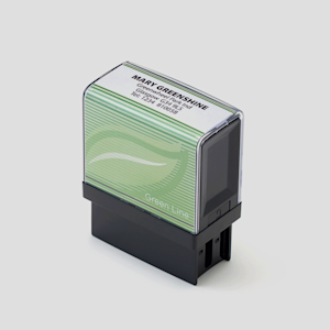 Green Line Stamps, Eco Self-Inking Stamps | Vistaprint