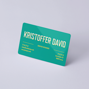 Visittkort i plast, trykking av plastkort, PVC-kort | Vistaprint