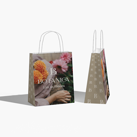 Printed Paper Bags, Personalised Paper Bags with Logo | VistaPrint