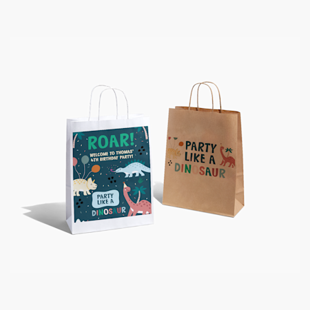 Printed Paper Bags, Personalised Paper Bags with Logo | VistaPrint